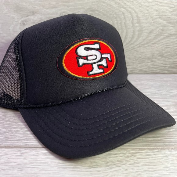 OTTO | Accessories | New Vintage Style 49ers Logo Black Trucker Hat Cap ...